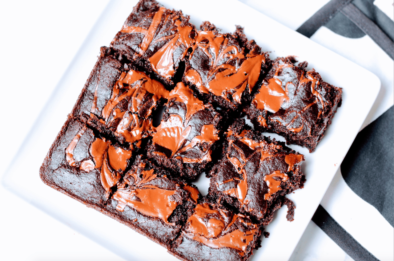 Vegan Fudge Brownies - Caitlin's Table
