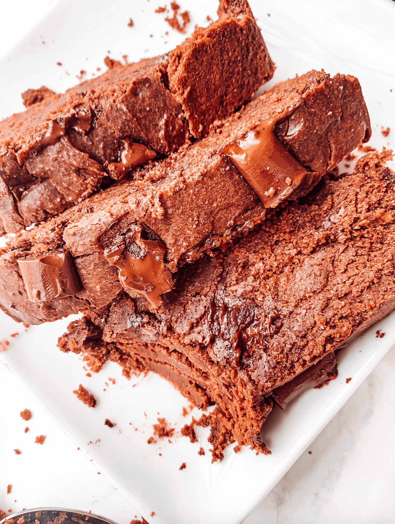 Vegan Chocolate Fudge Loaf - Caitlin's Table