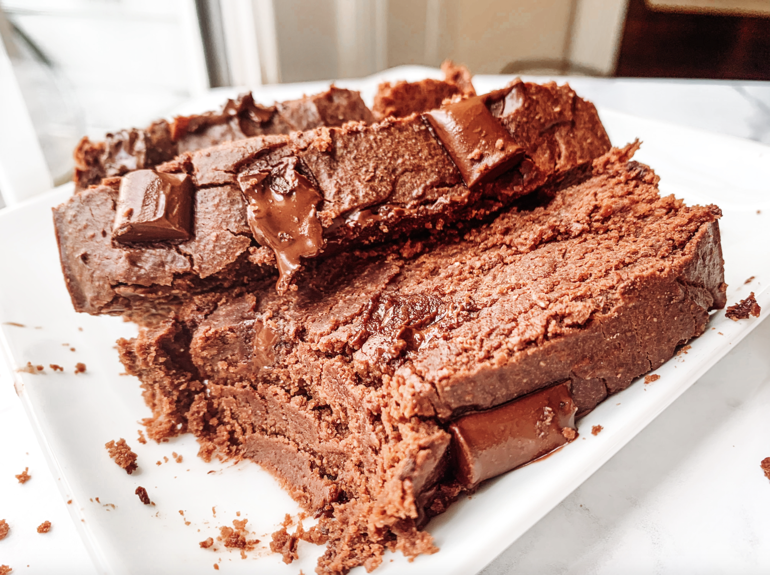 Vegan Chocolate Fudge Loaf - Caitlin's Table