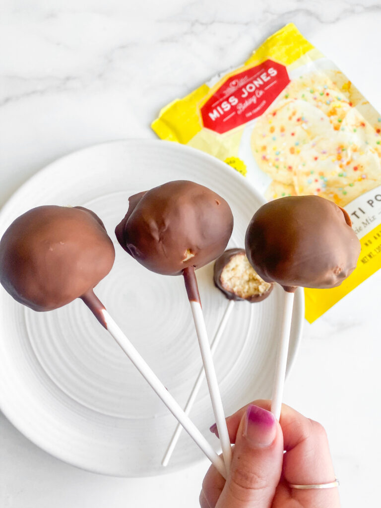 Healthy Confetti Cake Pops - Caitlin's Table