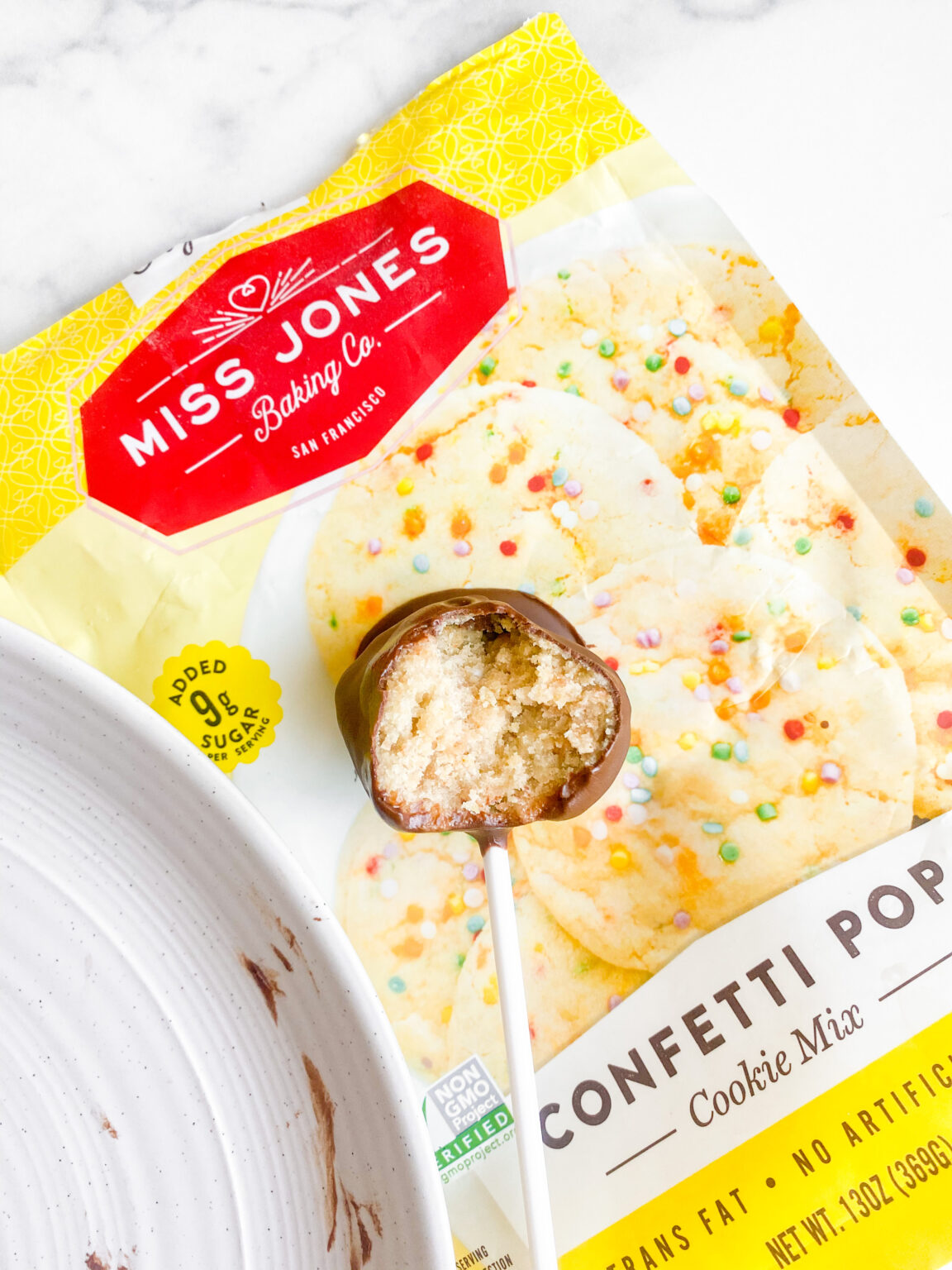 Healthy Confetti Cake Pops - Caitlin's Table