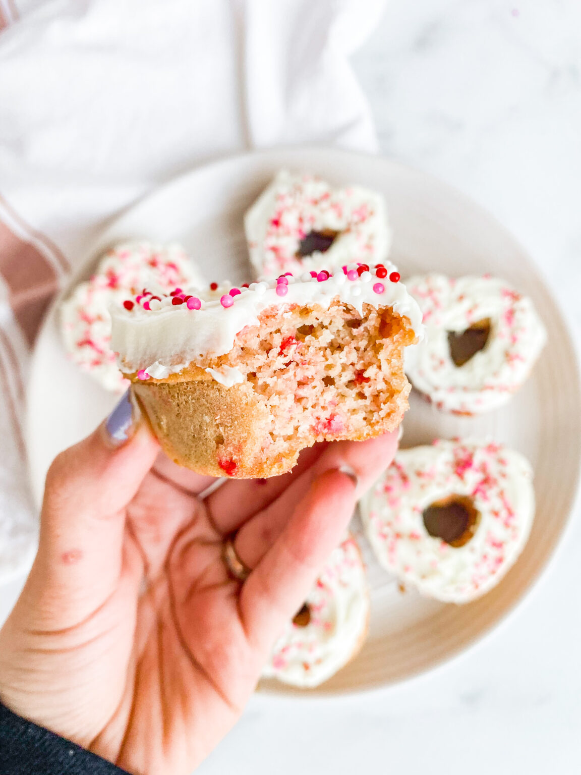 Paleo Funfetti Donuts (V-Day Edition) - Caitlin's Table