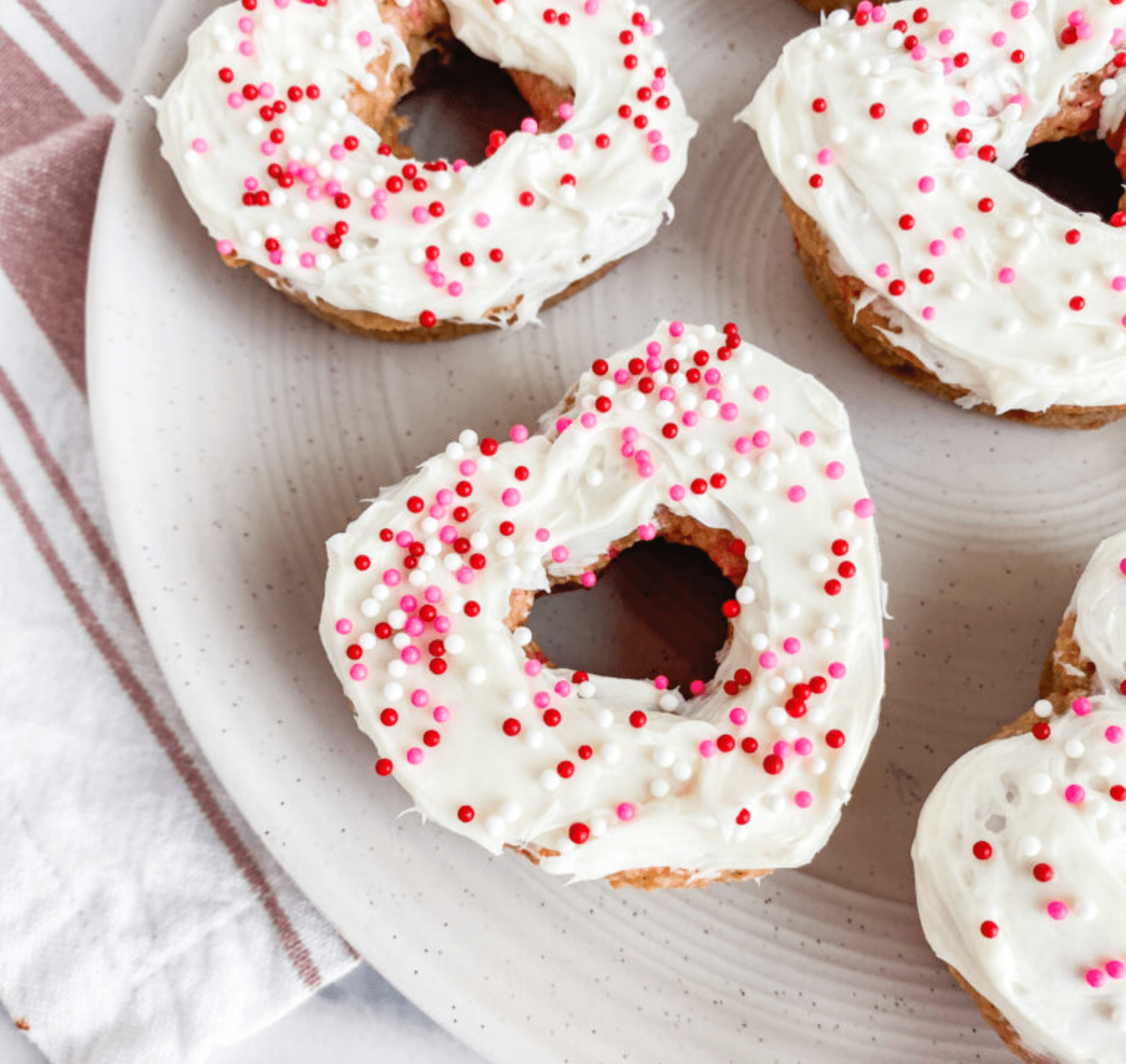 Paleo Funfetti Donuts (V-Day Edition) - Caitlin's Table
