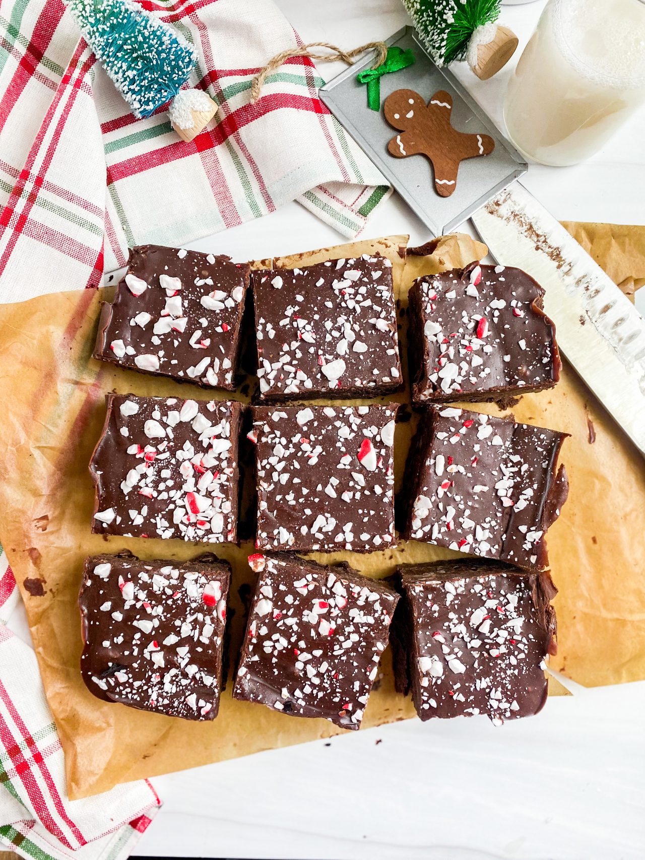 Peppermint Brownies - Caitlin's Table