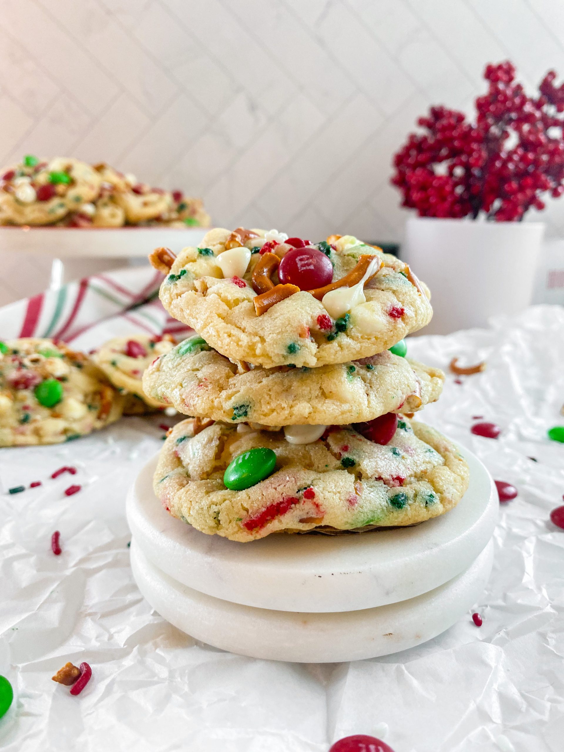 Christmas Kitchen Sink Cookies - Caitlin's Table