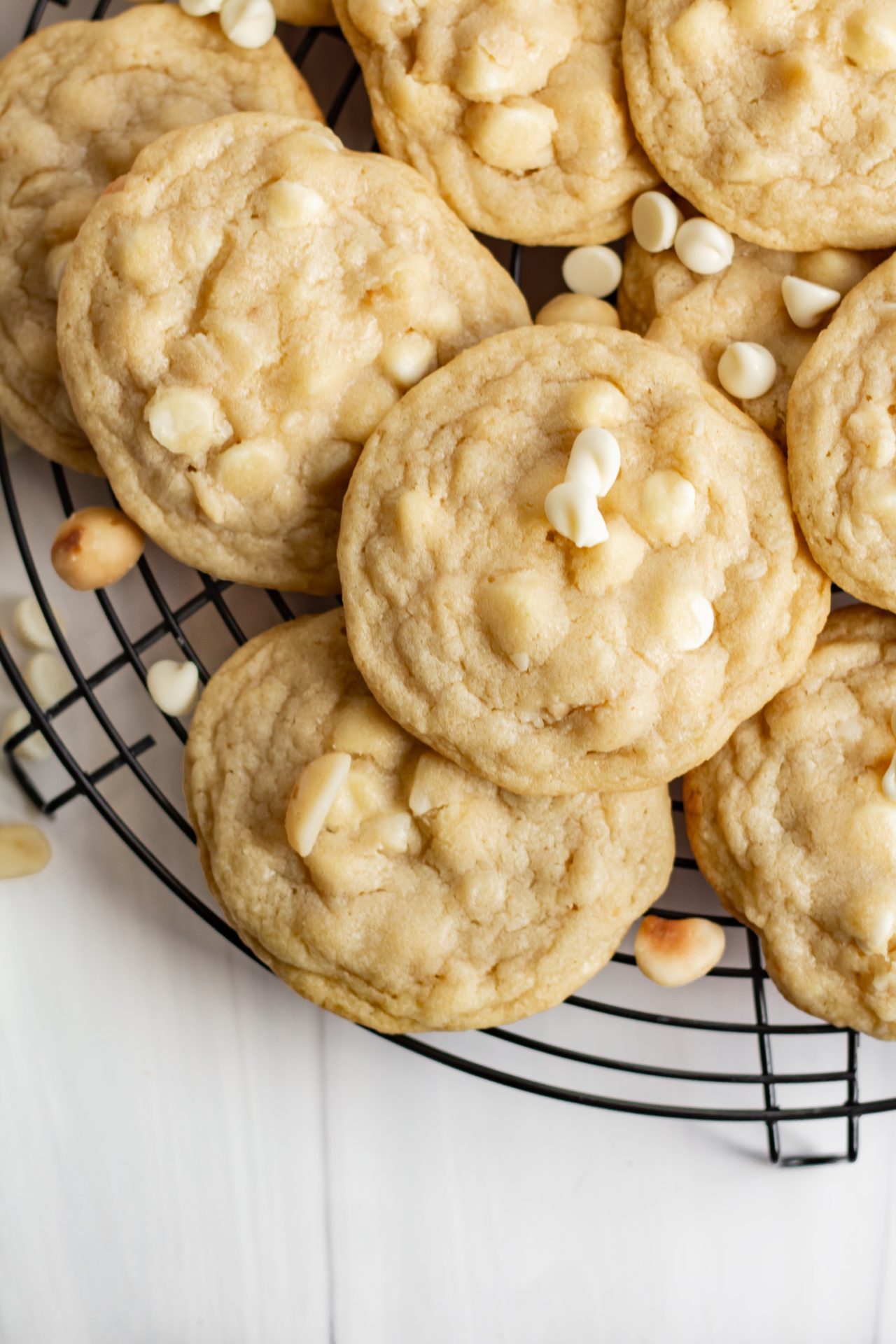 White Chocolate Macadamia Nut Cookies - Caitlin's Table