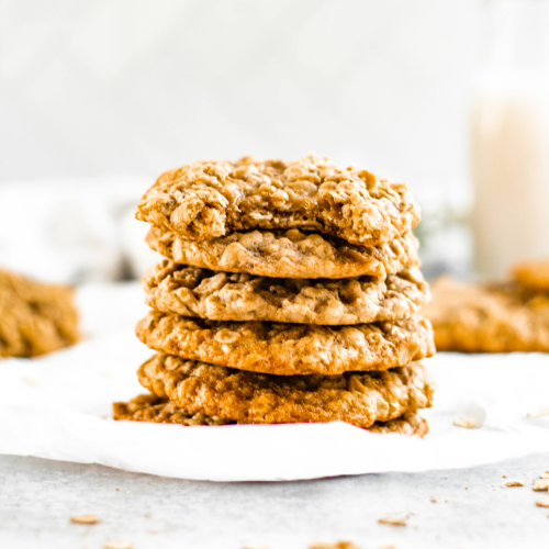 Crispy Chewy Oatmeal Cookies - Caitlin's Table