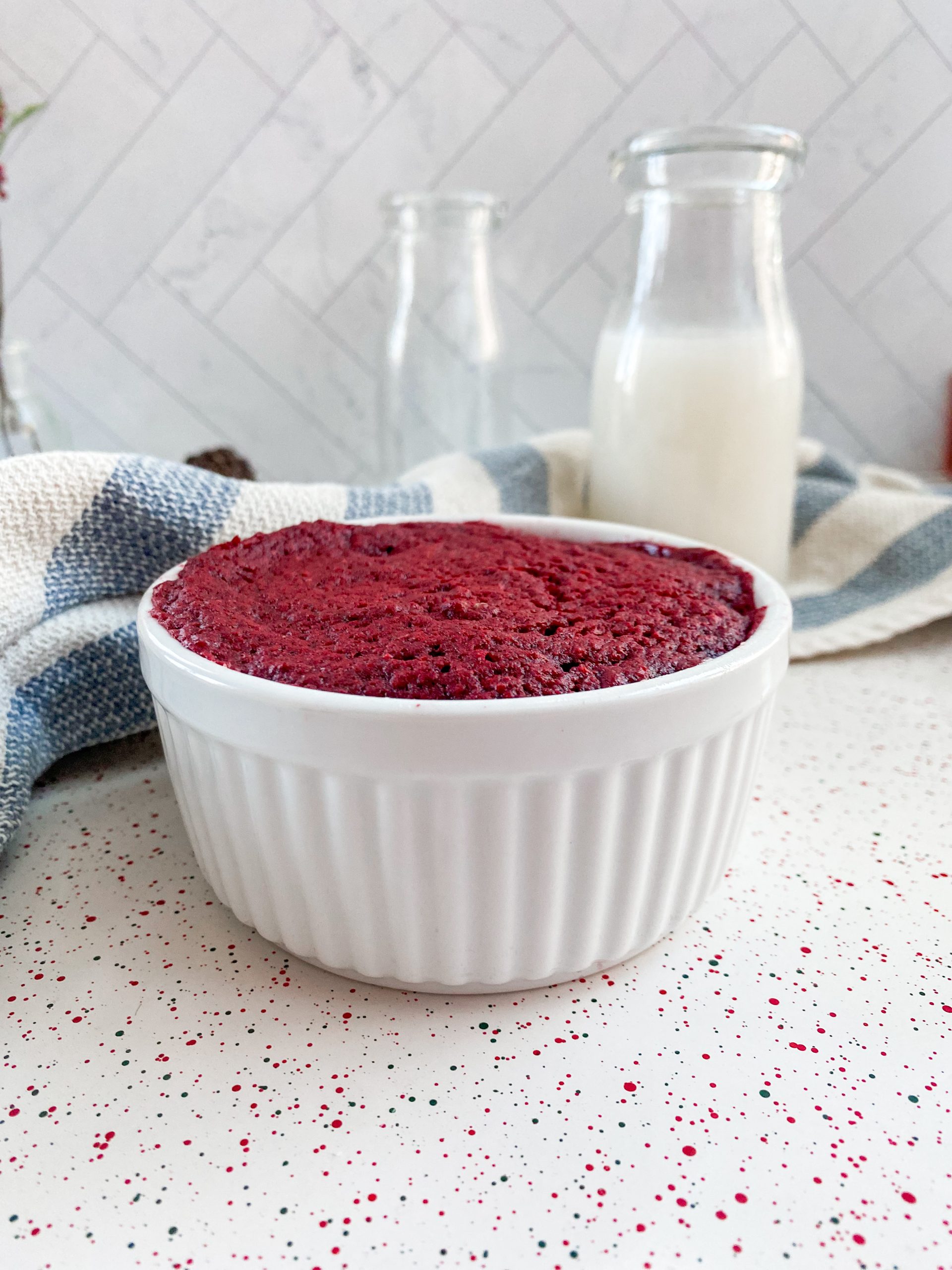 Red Velvet Mug Cake - Caitlin's Table