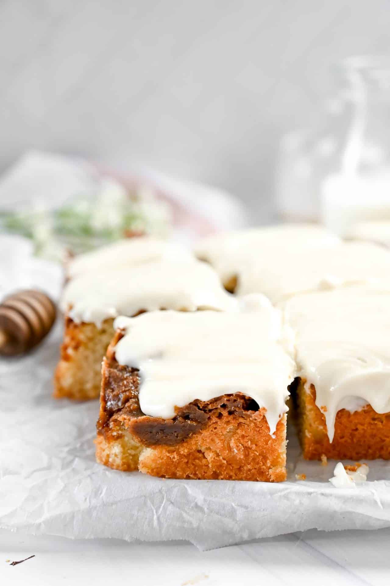 Cinnamon Roll Cake - Caitlin's Table