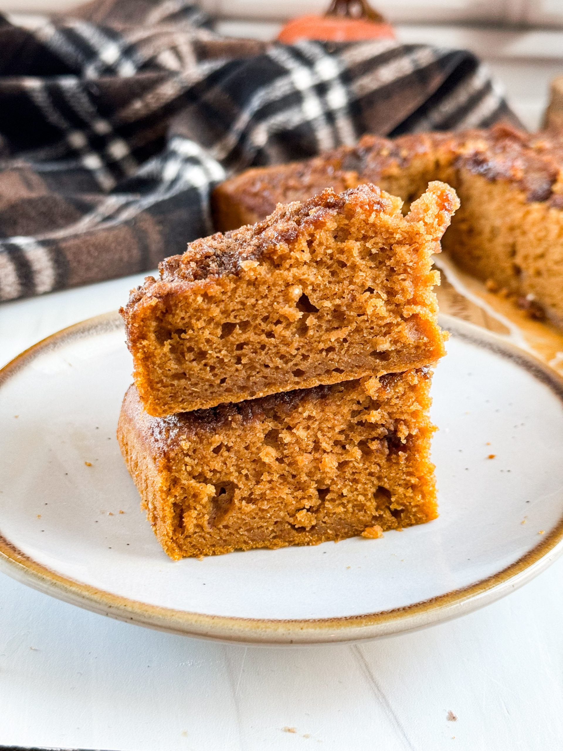 Pumpkin Snickerdoodle Snack Cake - Caitlin's Table