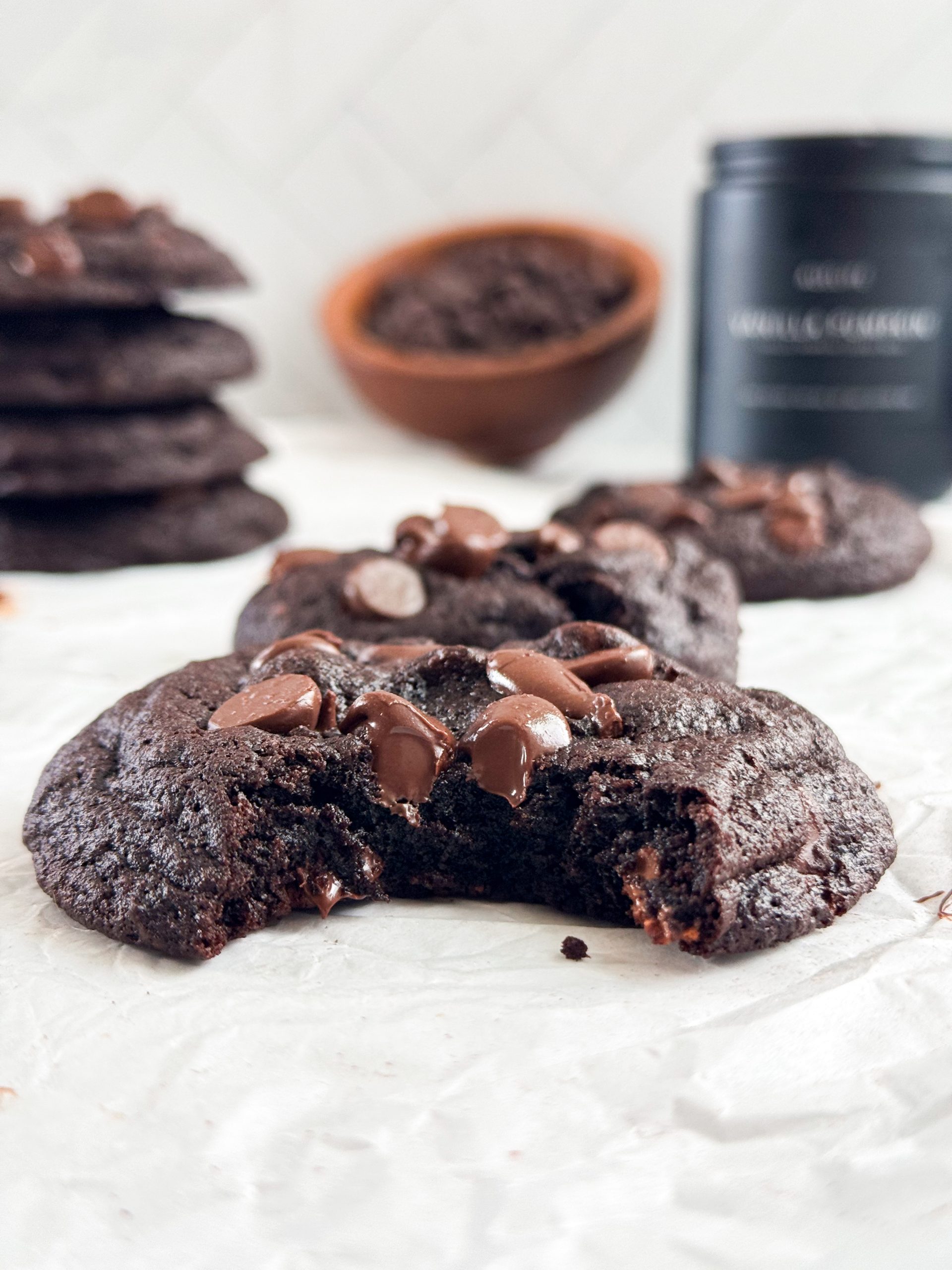 Double Chocolate Chip Cookies - Caitlin's Table