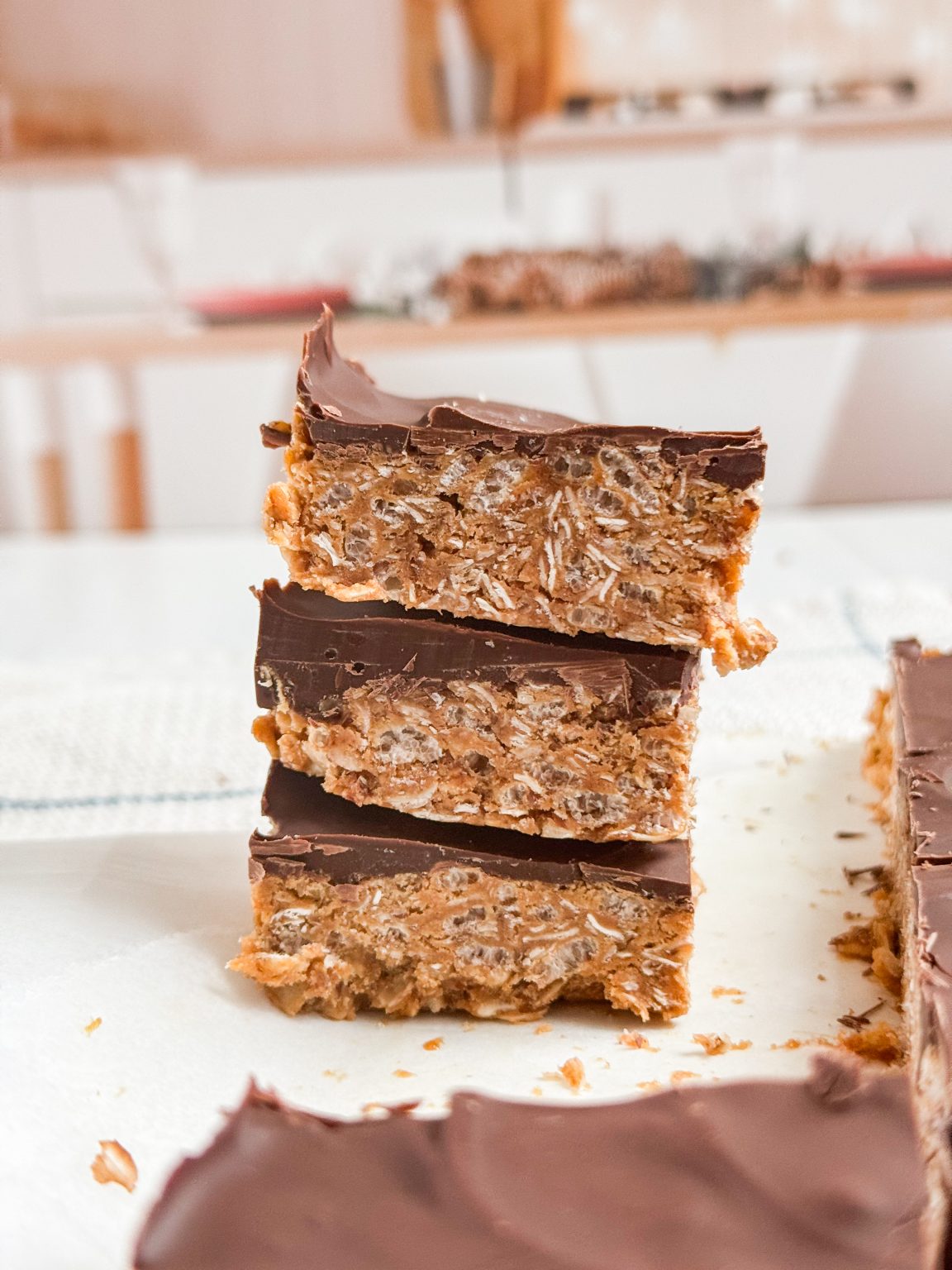 No Bake PB Crunch Bars - Caitlin's Table