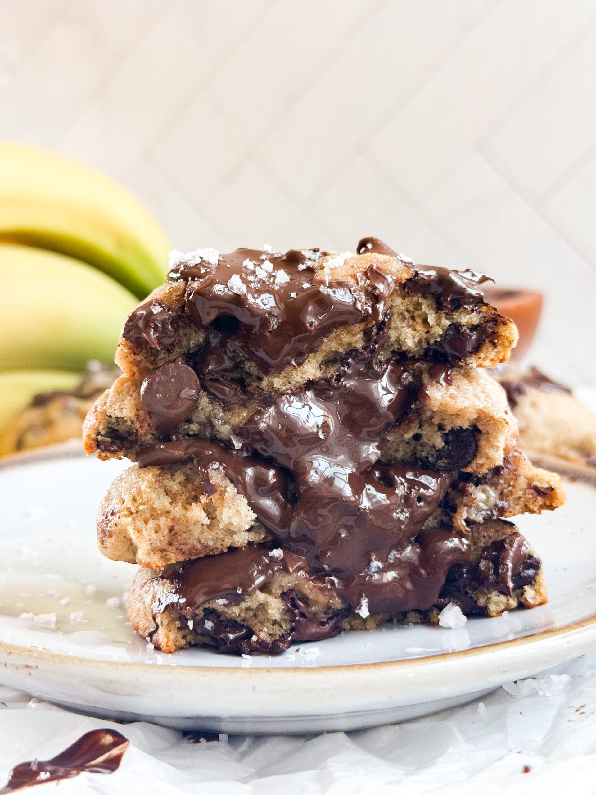 Banana Chocolate Chip Cookies - Caitlin's Table