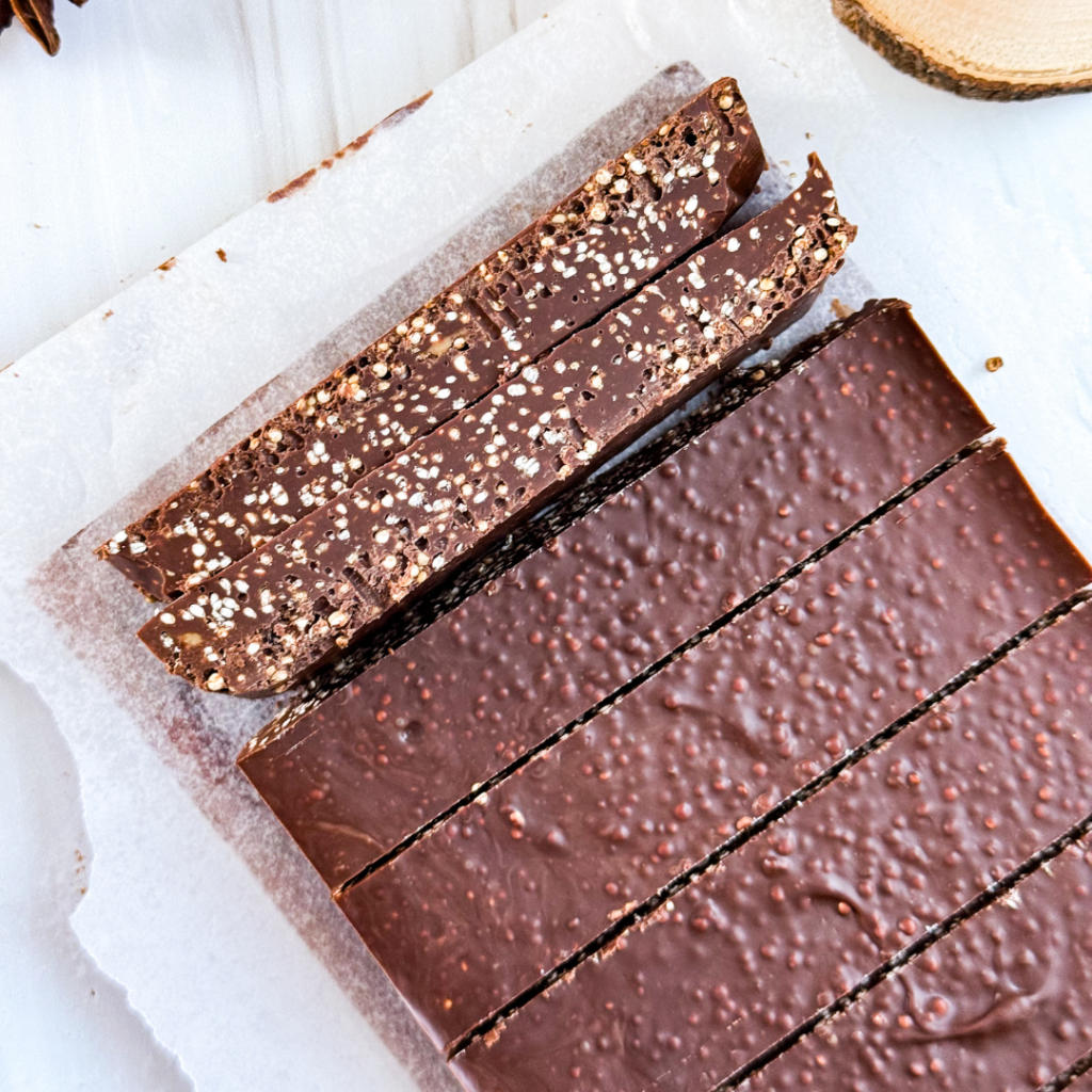 Chocolate Quinoa Crunch Bars - Caitlin's Table