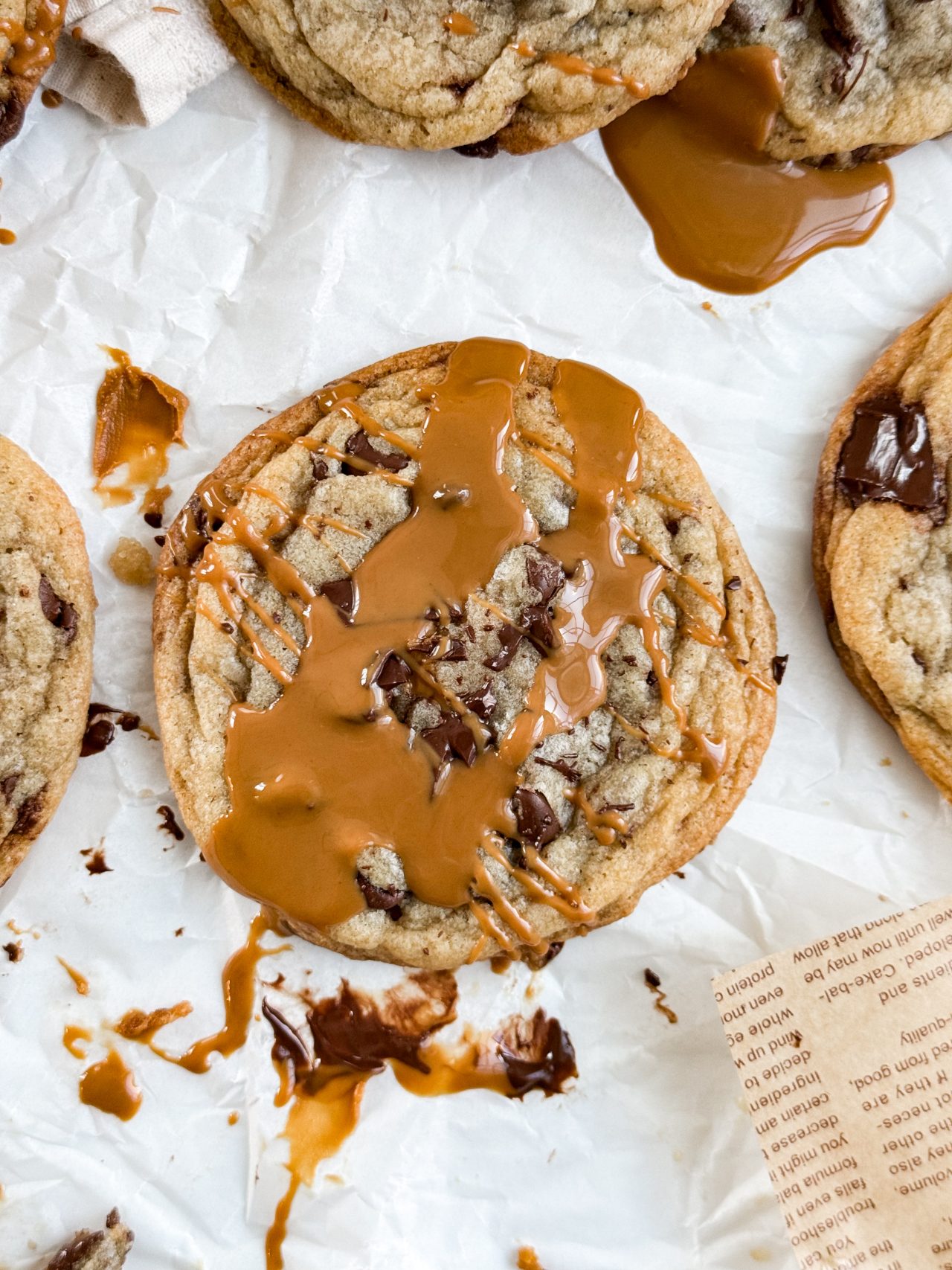 Biscoff Stuffed Chocolate Chip Cookies - Caitlin's Table