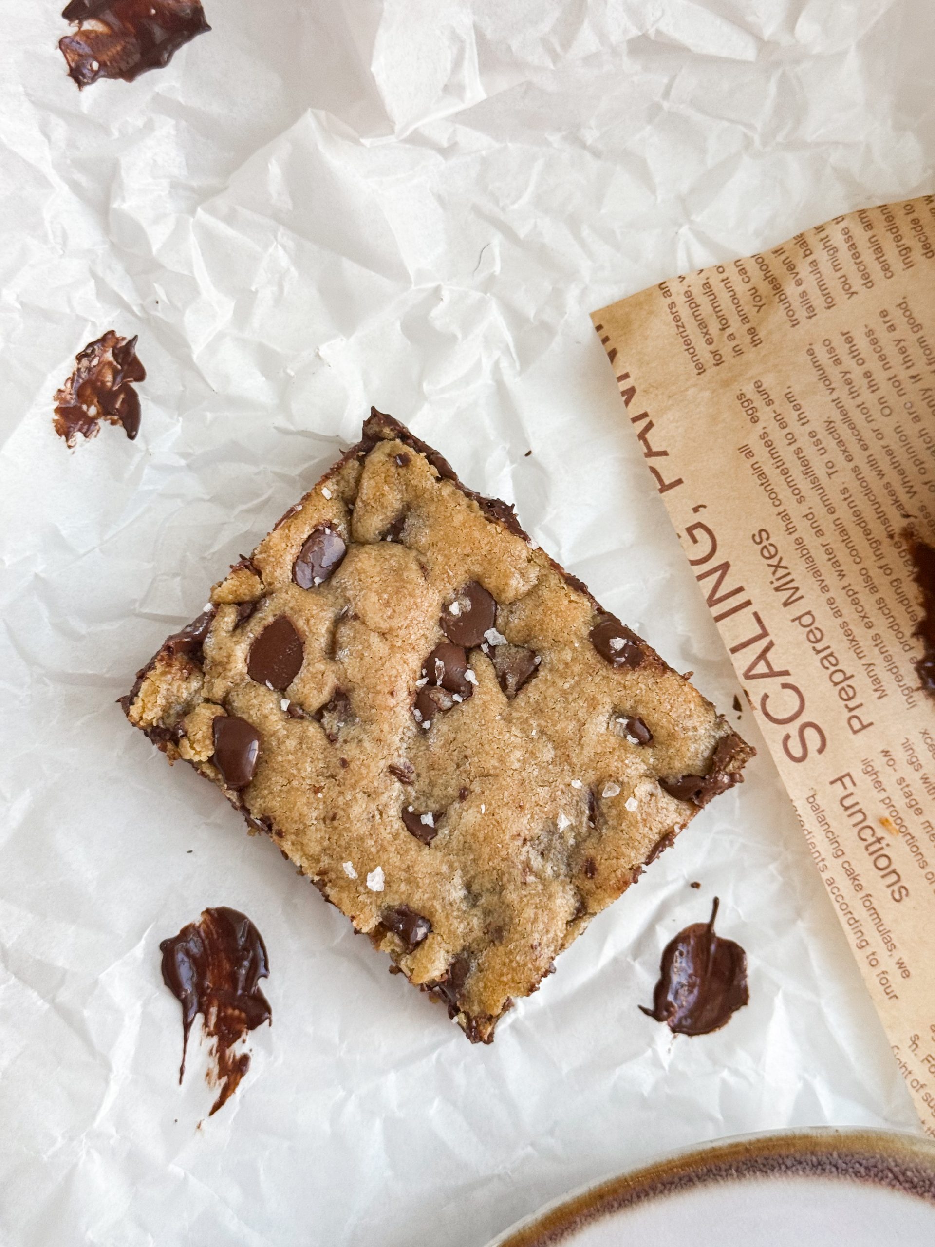 Brown butter chocolate sheet pan cookies - Caitlin's Table