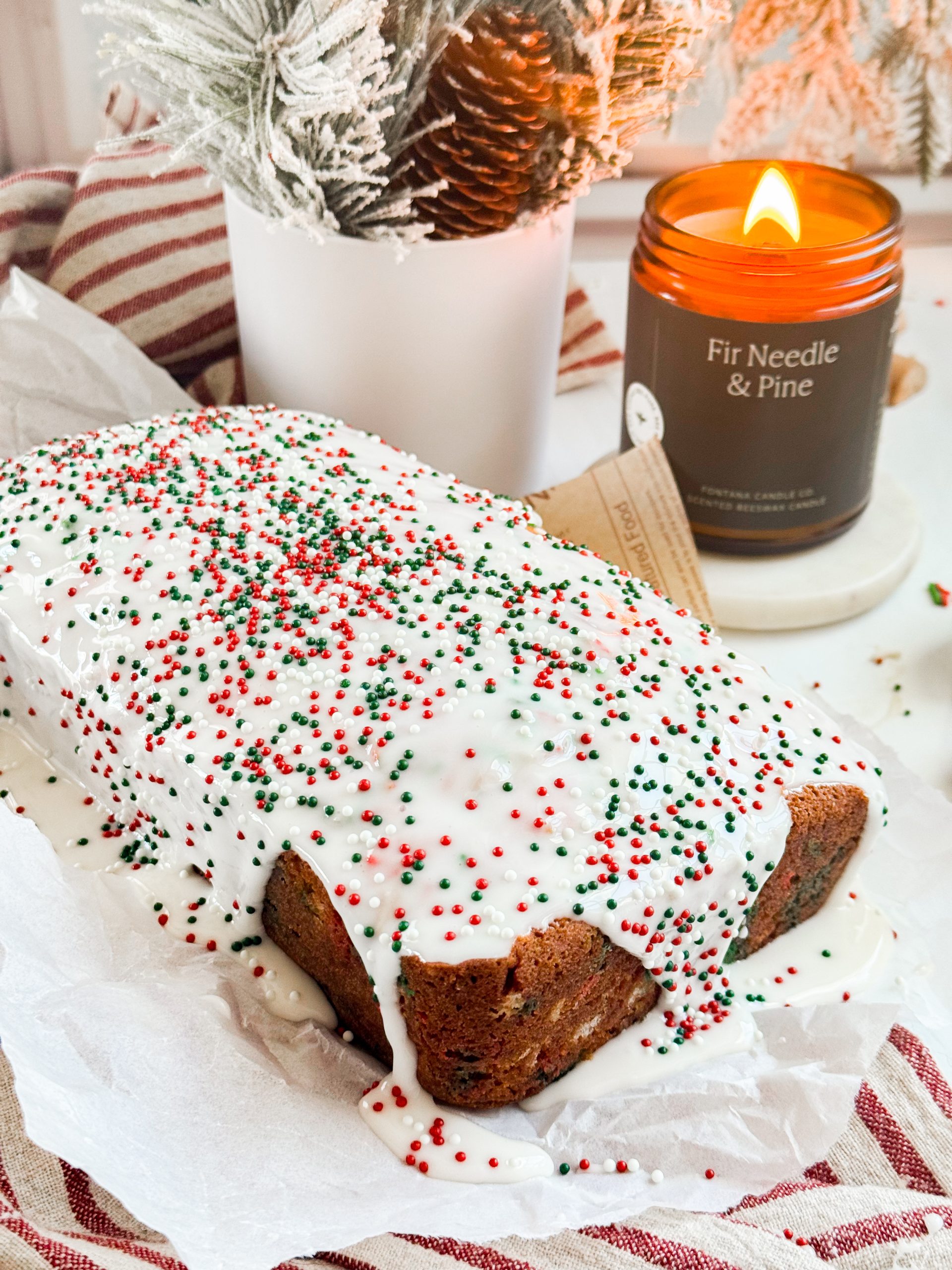 Christmas Sprinkle Bread - Caitlin's Table