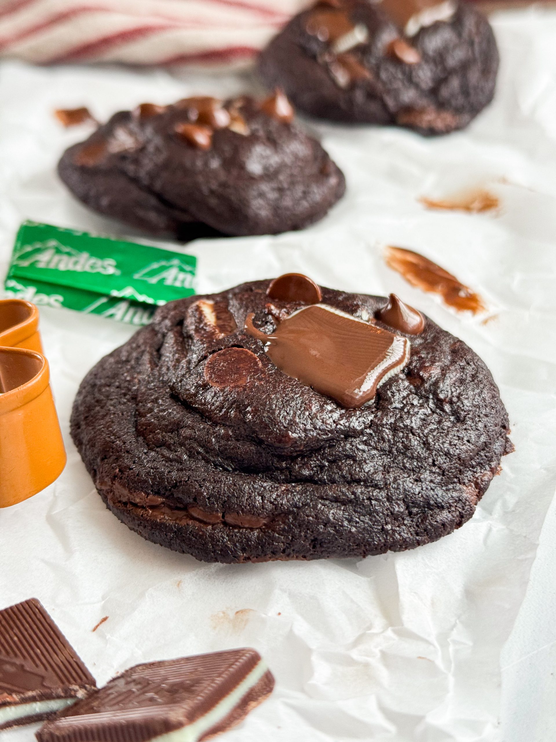 Chocolate Andes Mint Cookies - Caitlin's Table