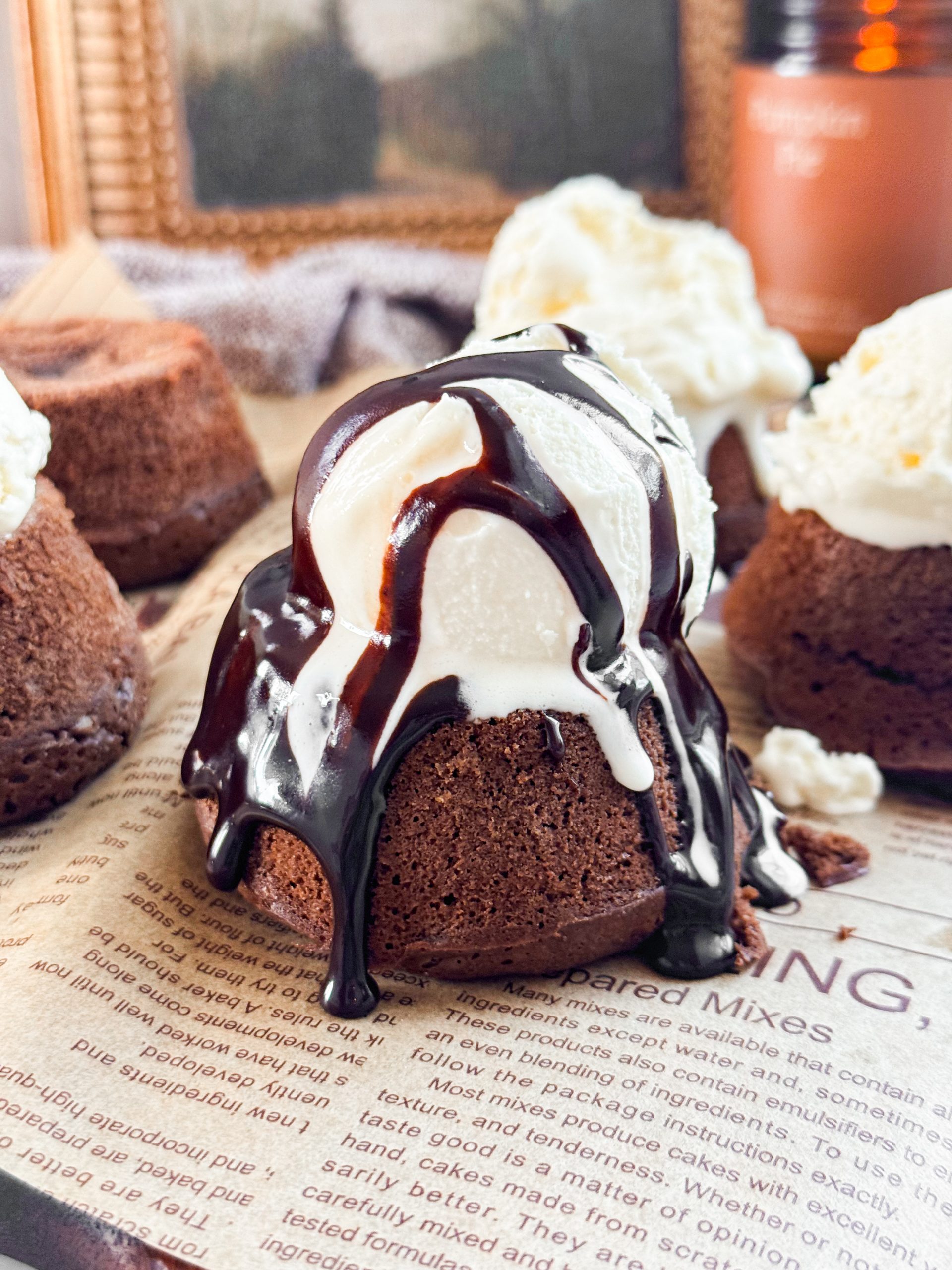 Brown Butter Gooey Molten Lava Cakes - Caitlin's Table